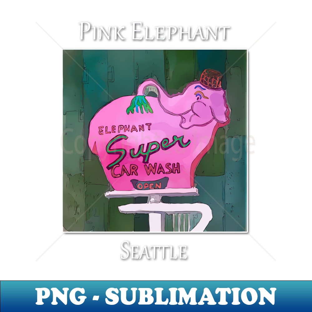 Pink Elephant Neon Sign in Seattle - Premium Sublimation Dig | Inspire ...