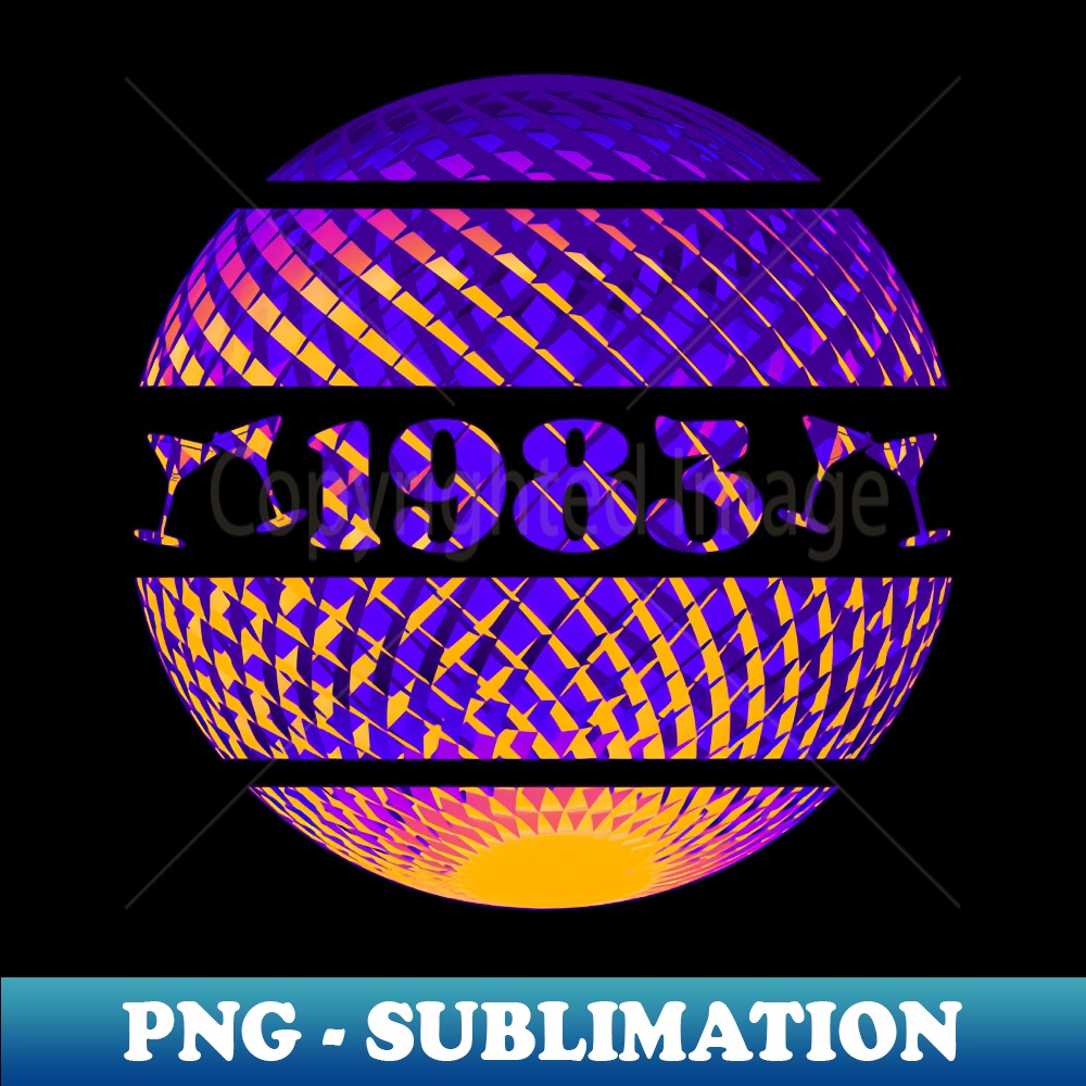 1983 - Sublimation-Ready PNG File - Transform Your Sublimati | Inspire Uplift