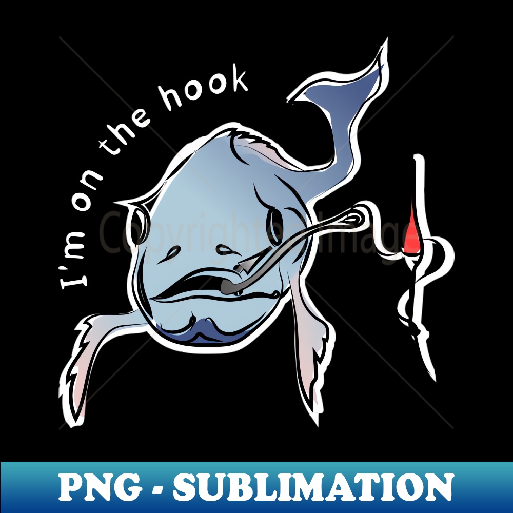 fish with hook - Instant PNG Sublimation Download - Fashiona | Inspire ...