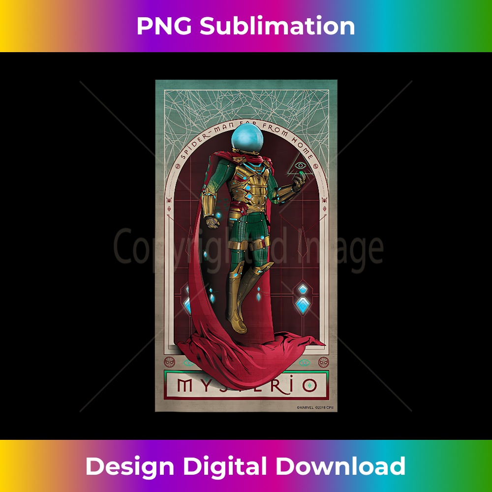 Marvel Spider-Man Far From Home Mysterio Vintage Poster Tank | Inspire ...