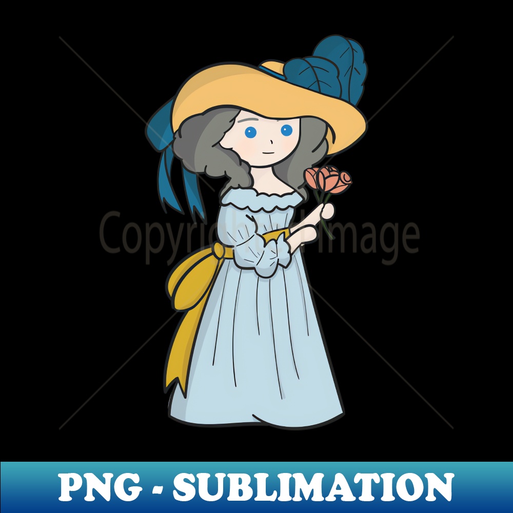 Chibi Marie Antoinette Queen of France - Instant Sublimation | Inspire ...