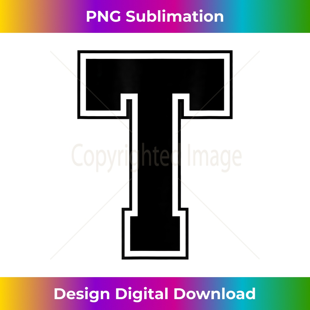 Letter T - Alphabet Bold Capital Upper Case Initial Monogram | Inspire ...