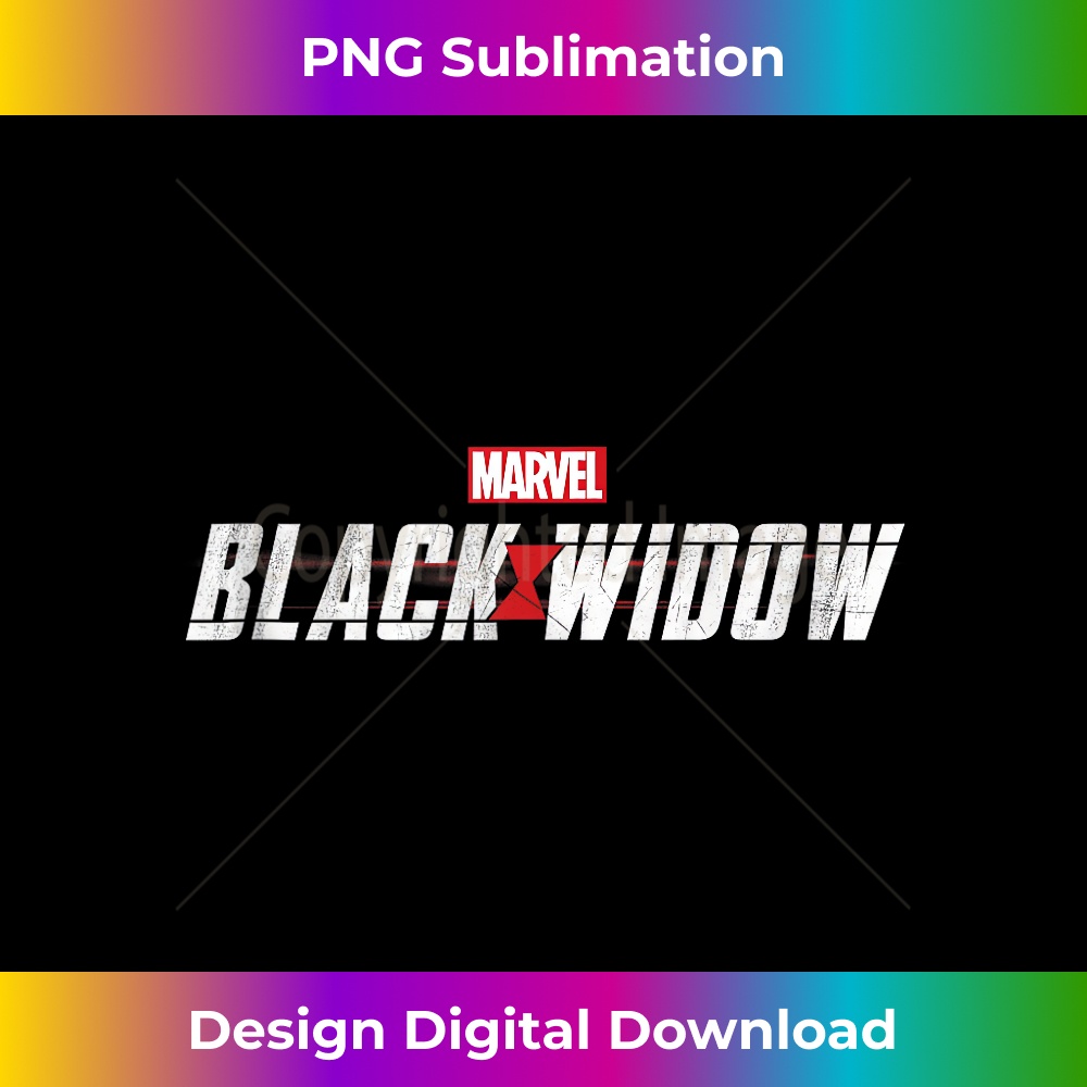 Marvel Black Widow Official Movie Logo Tank To - Artisanal S | Inspire ...