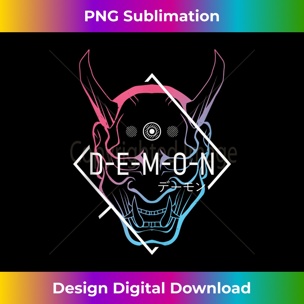 Japanese Oni Mask Demon Ogre - Aesthetic Japan Samurai Tank | Inspire ...