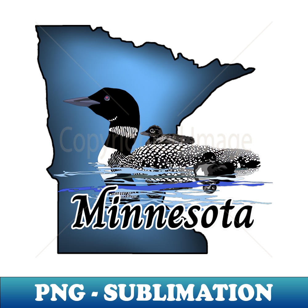 Minnesota Loon - Exclusive Sublimation Digital File - Unlock | Inspire ...