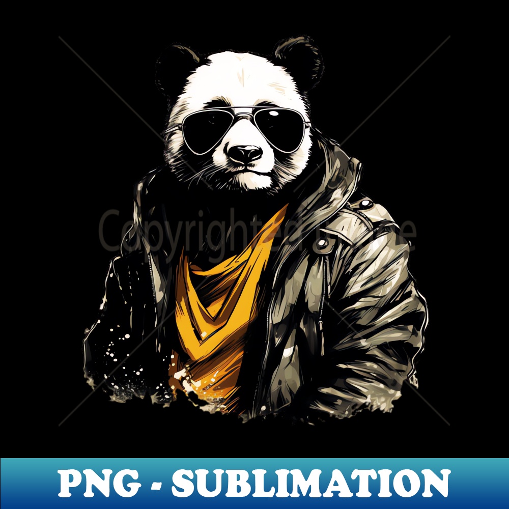 Cool Animals Cartoon Vintage Funny Cool Panda - Digital Subl | Inspire ...