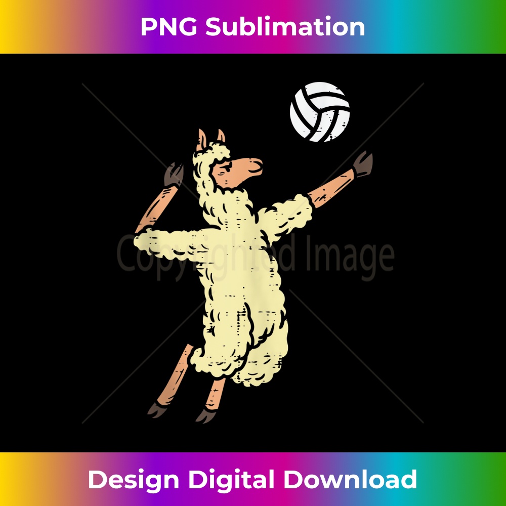 Llama Volleyball Alpaca Spike Serve Player Spiker Women Men | Inspire ...