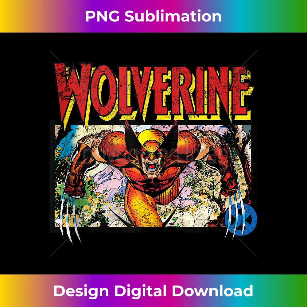 Marvel X-Men Retro Wolverine 90s Tank To - Chic Sublimation | Inspire ...