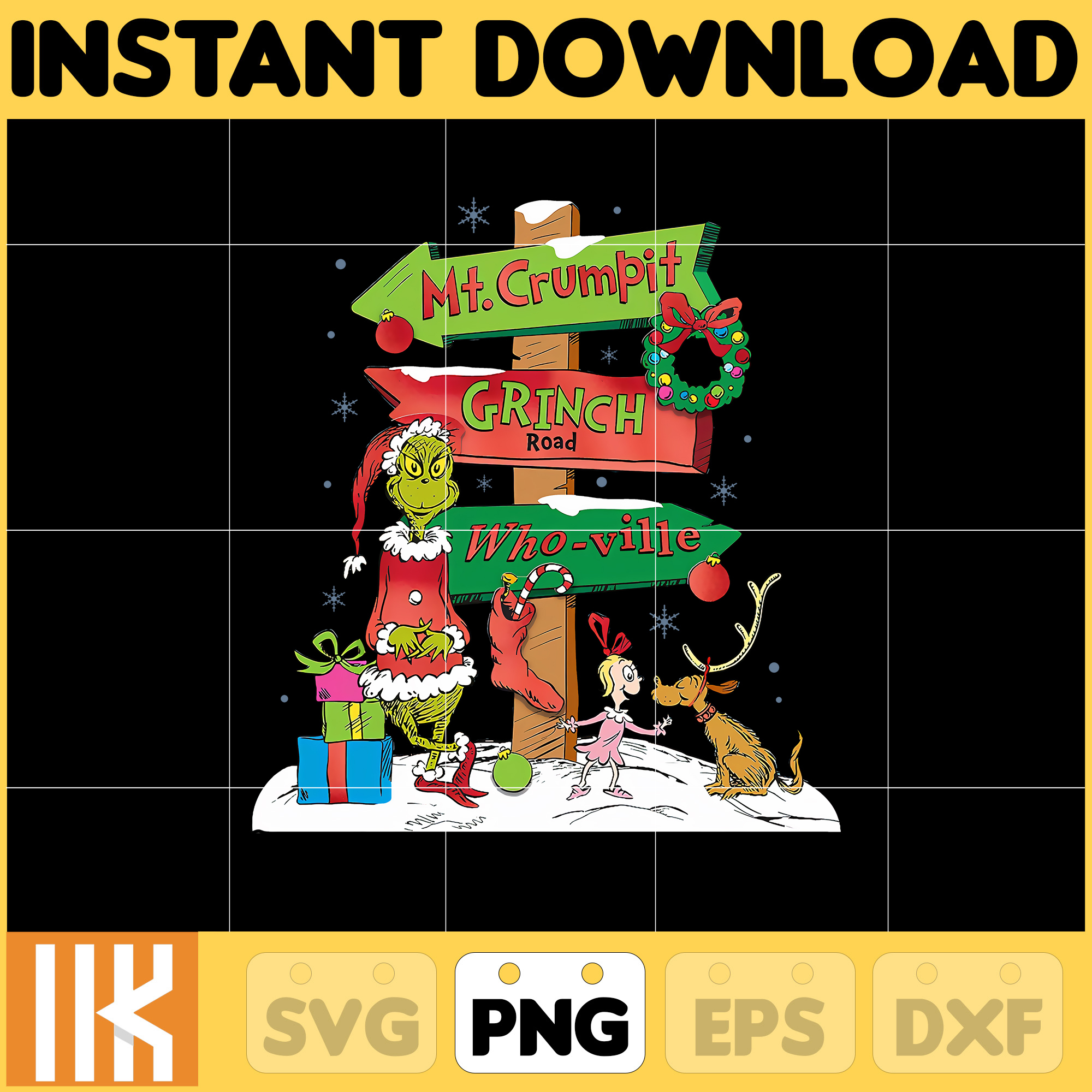 Grinch Fashion PNG, Grinch Png, Christmas Png, Retro Christm | Inspire ...