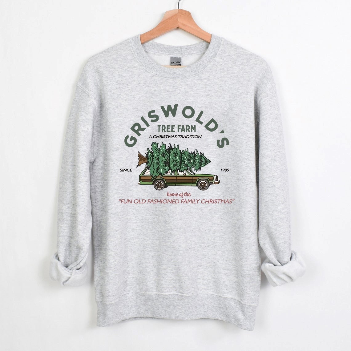 Vintage Griswold's Tree Farm Since 1989 Sweatshirt, Griswold - Inspire ...