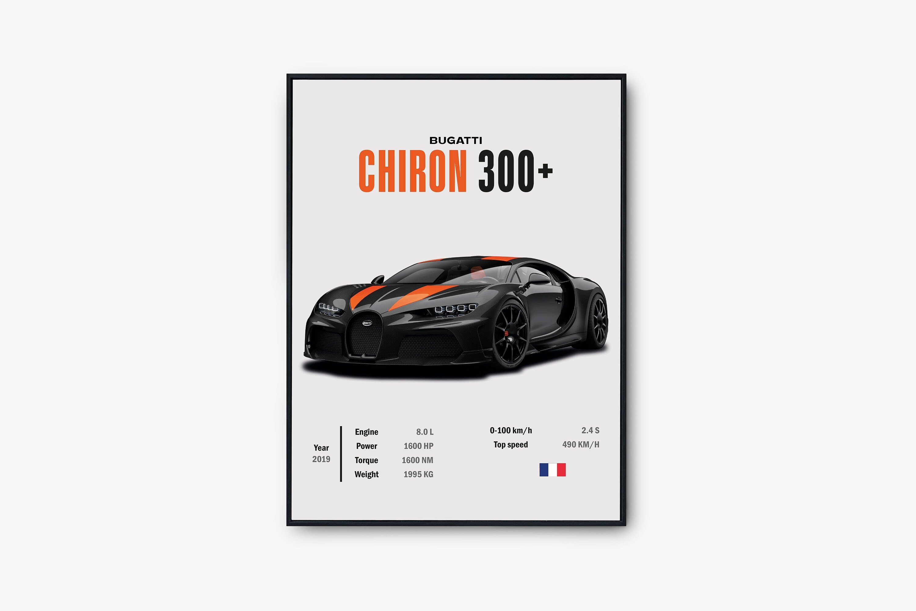 Bugatti Chiron Poster, Bugatti Poster, Supercar Wall Art, Ca | Inspire ...