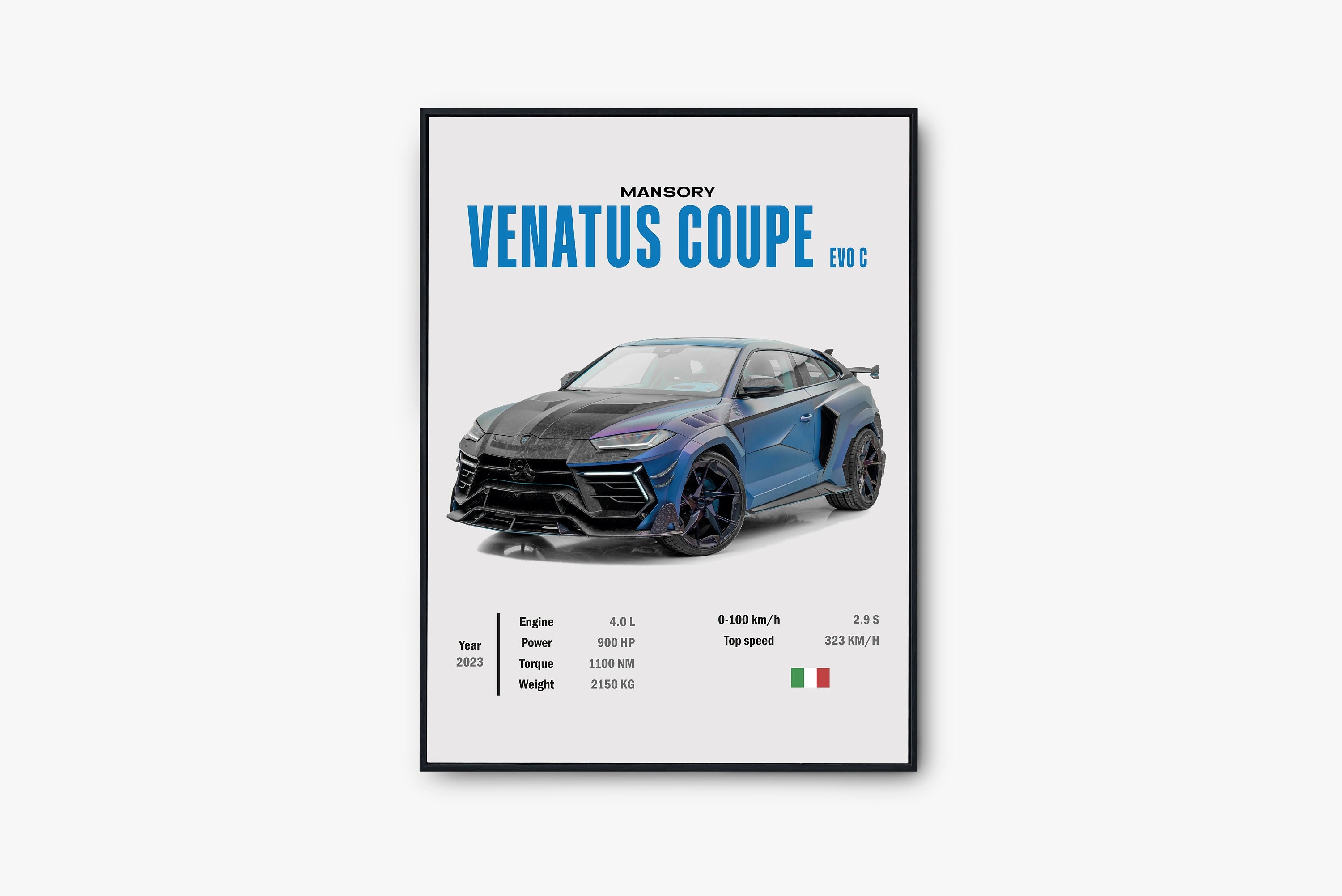 Lamborghini Urus Poster, Mansory Poster, Supercar Wall Art, | Inspire ...