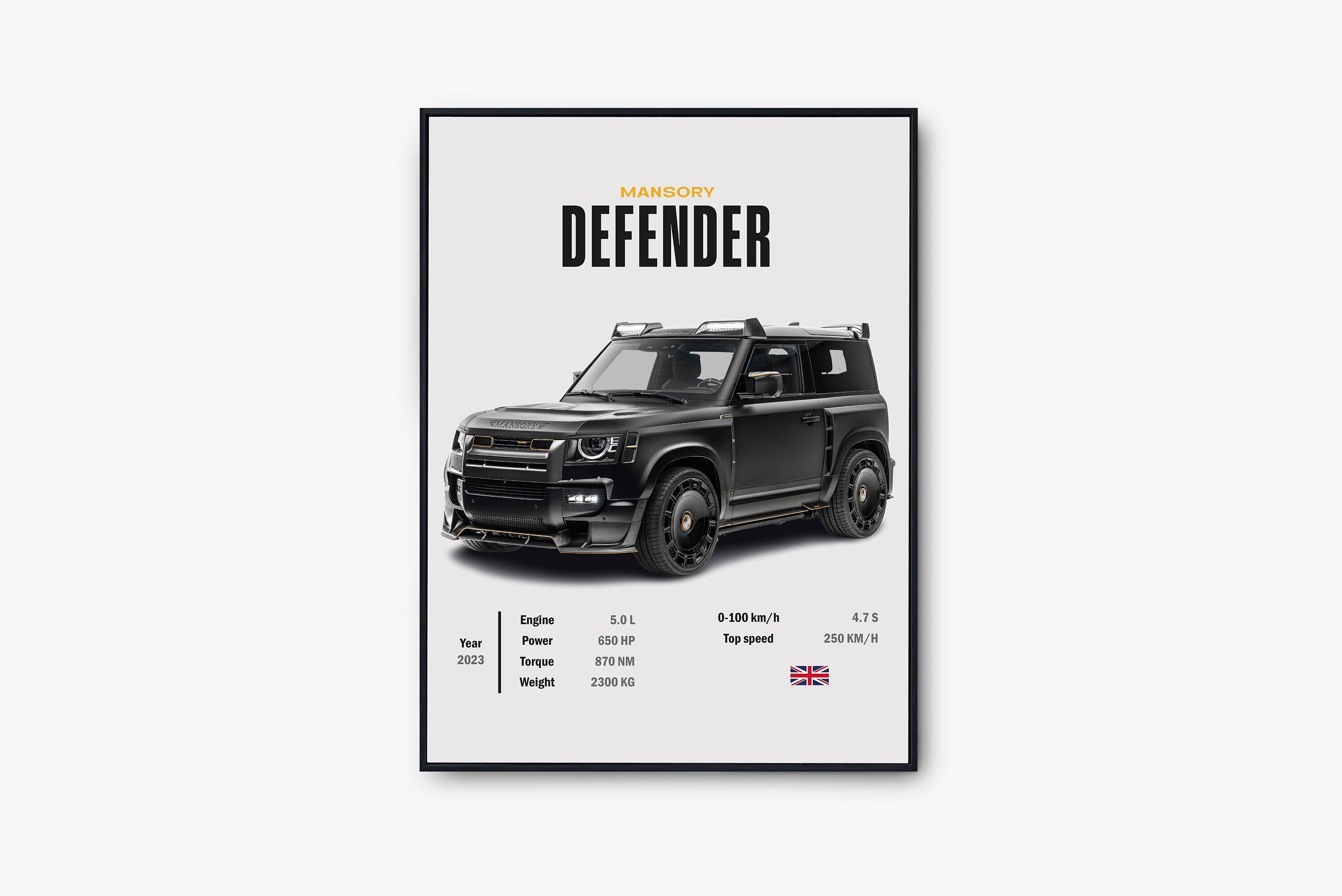 Land Rover Defender Poster, Mansory Poster, Supercar Wall Ar | Inspire ...