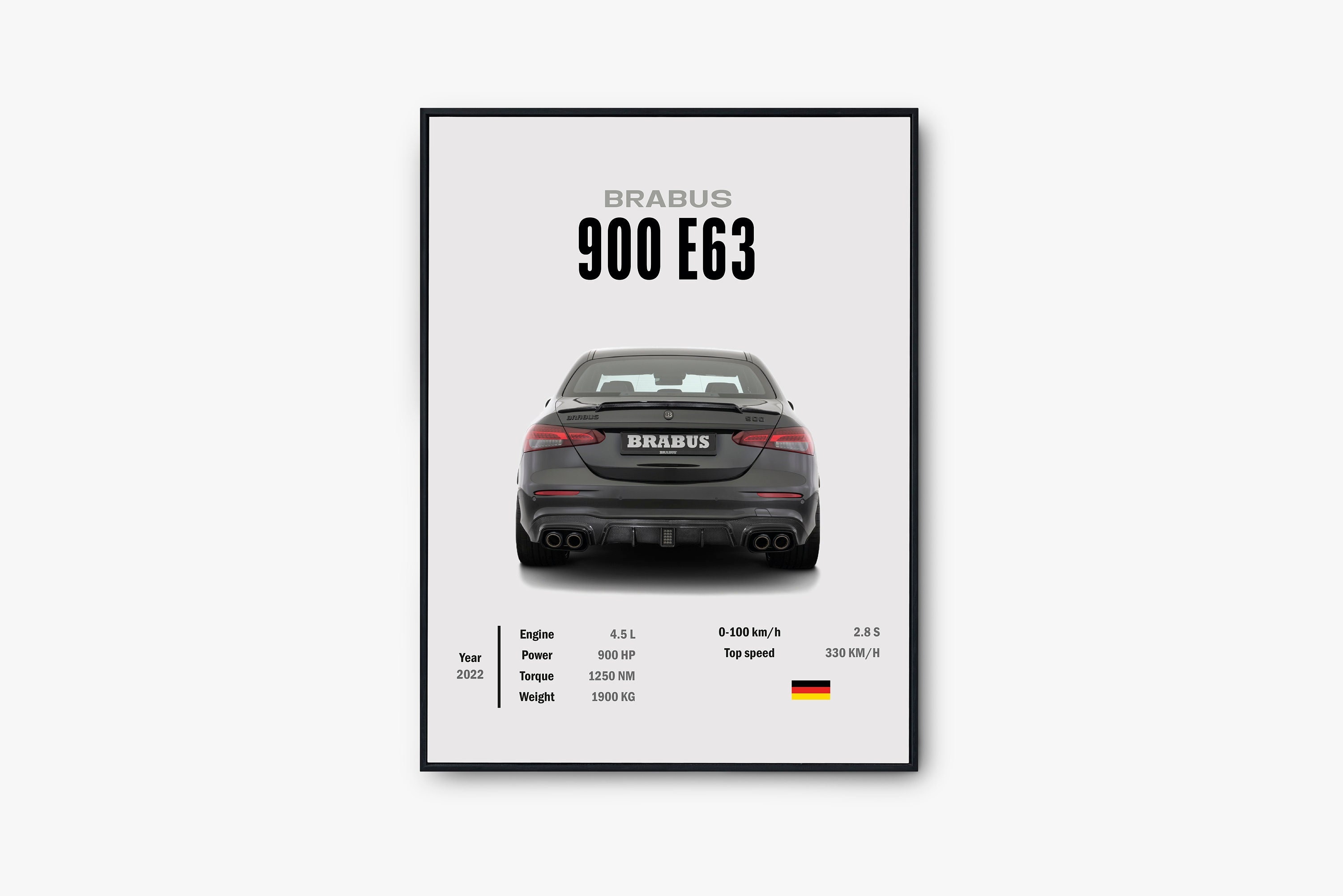 Mercedes AMG Poster, Brabus Poster, E63 AMG, Supercar Wall A | Inspire ...