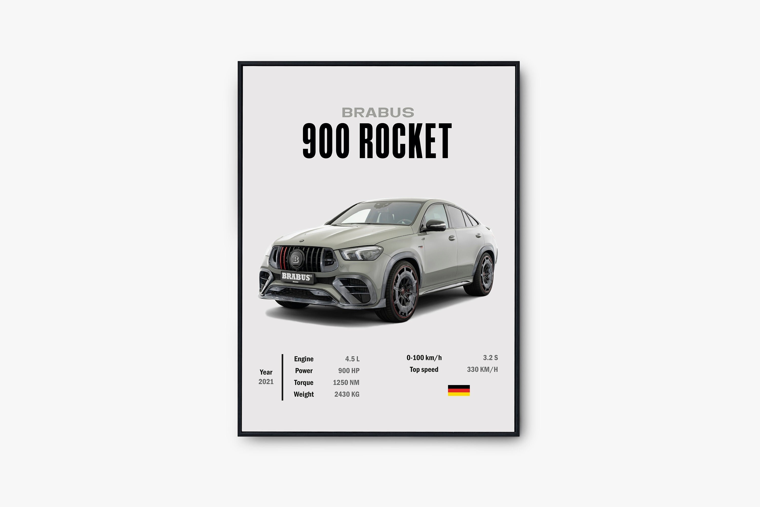 Mercedes AMG Poster, Brabus Poster, Supercar Wall Art, Car P | Inspire ...