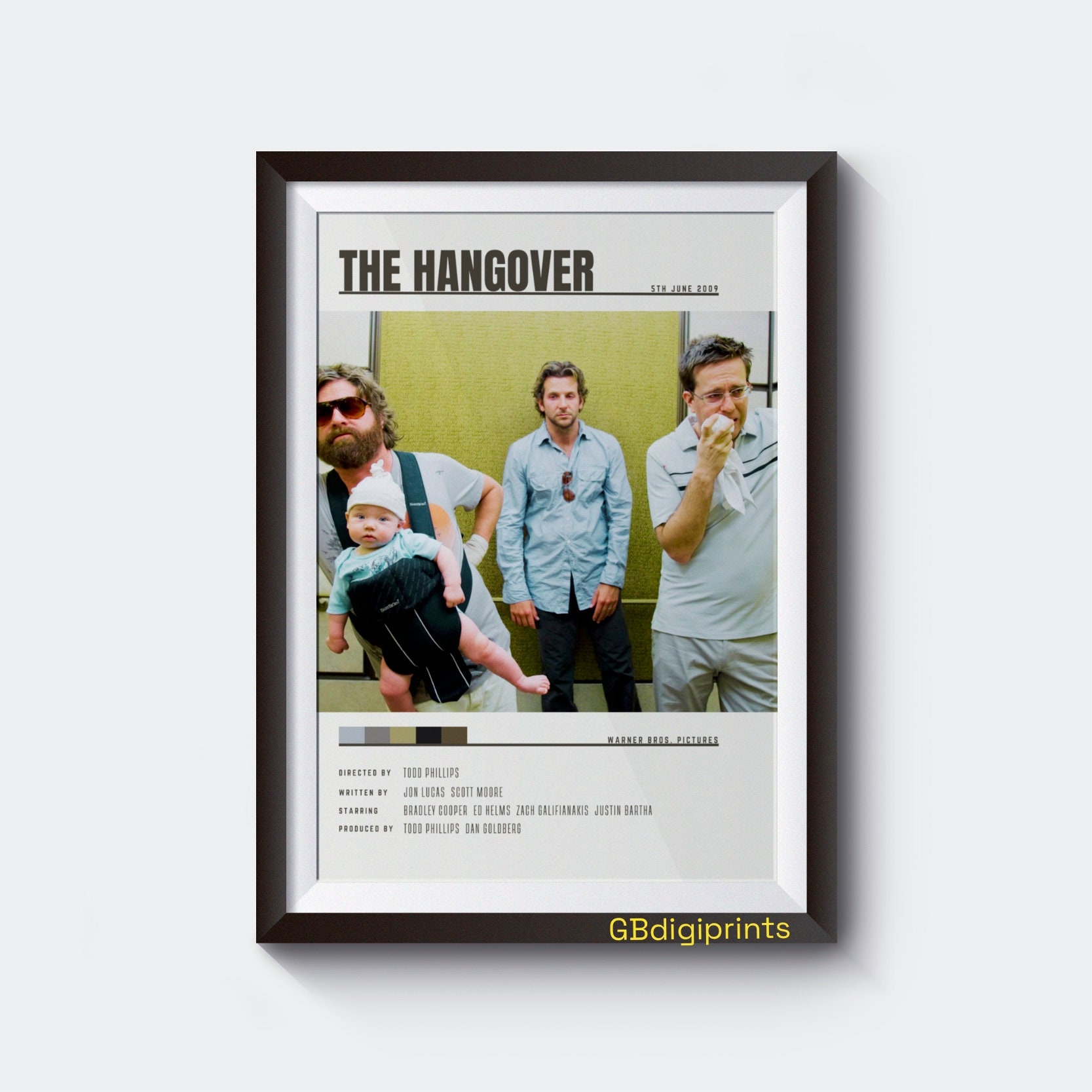 THE HANGOVER Movie Poster Digital Download - Gift Idea - Min | Inspire ...