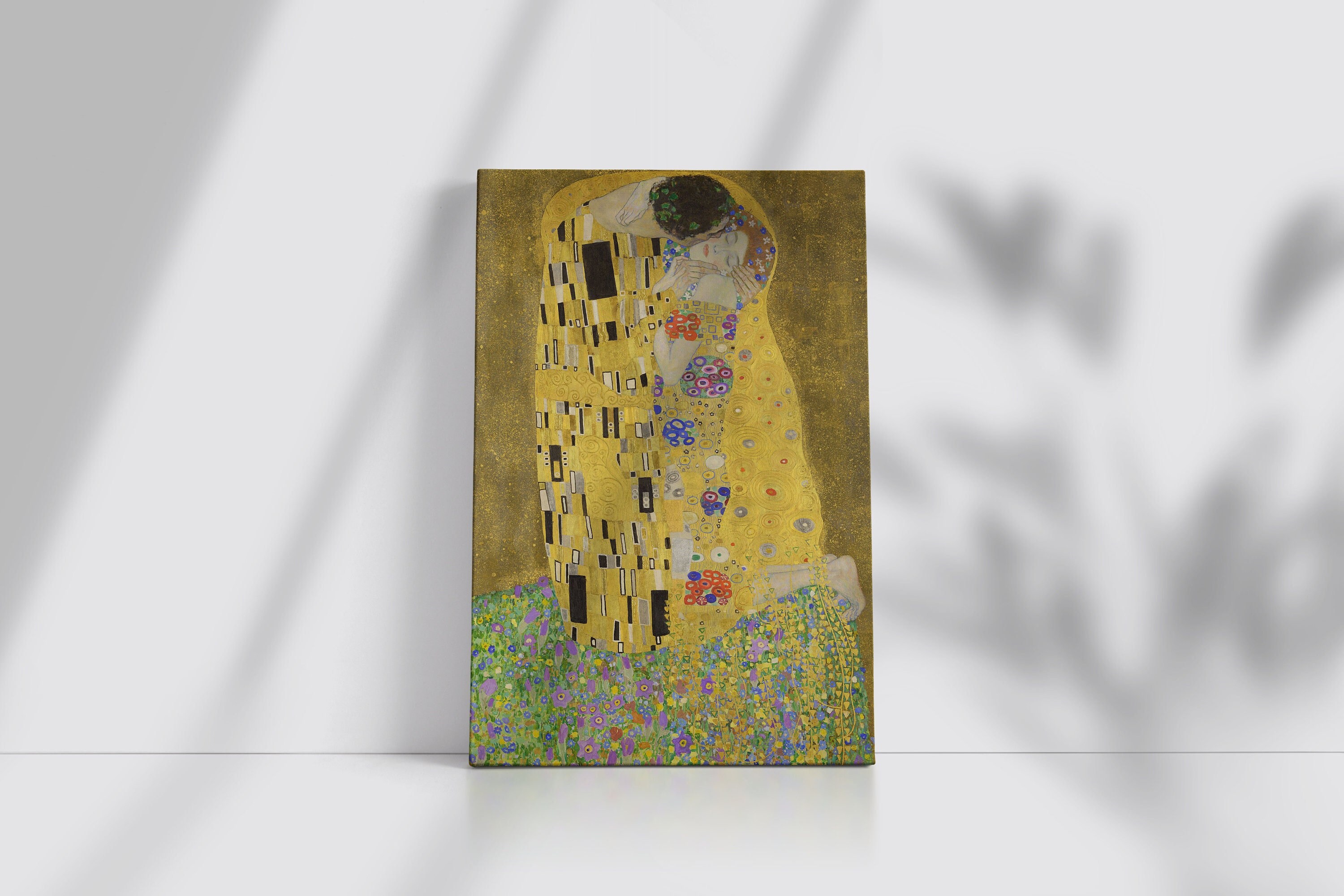 The Kiss by Gustav Klimt, Reproduction Art, Oil Painting , | Inspire Uplift