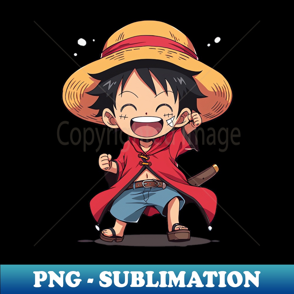 luffy - PNG Transparent Sublimation Design - Capture Imagina | Inspire ...