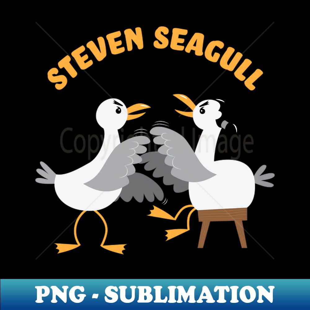 Steven Seagull - Artistic Sublimation Digital File - Defying - Inspire Uplift