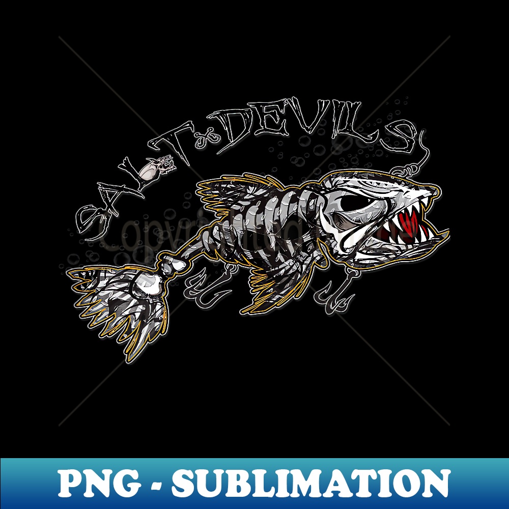 Skull Fish Lure - Trendy Sublimation Digital Download - Unlo | Inspire ...
