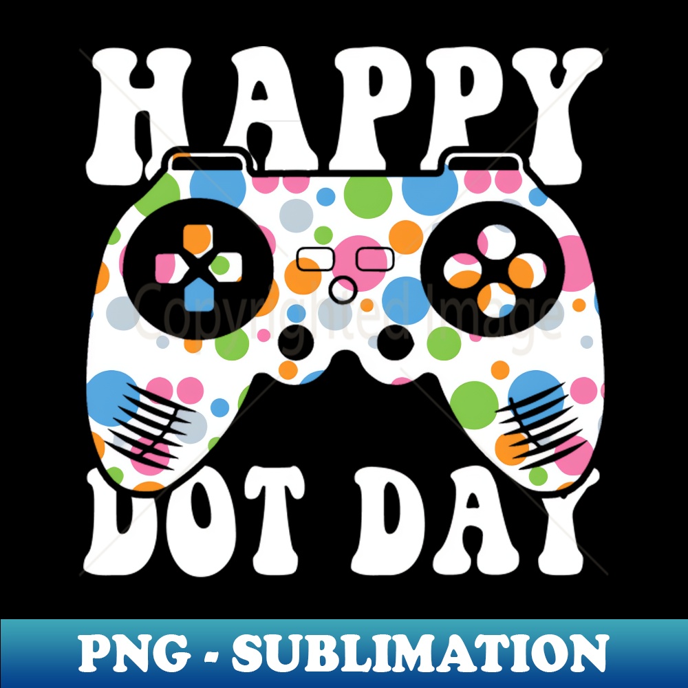 Funny Colourful Polka Dot Video Game International Dot Day - | Inspire ...