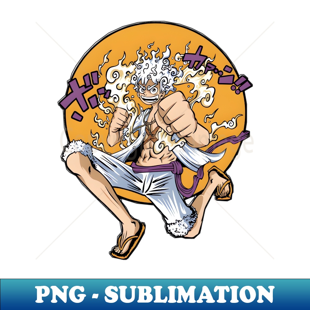 Gear 5 Luffy - one piece - Instant Sublimation Digital Downl | Inspire ...