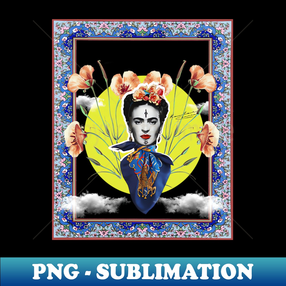 Frida kahlo - PNG Transparent Sublimation File - Stunning Su | Inspire ...