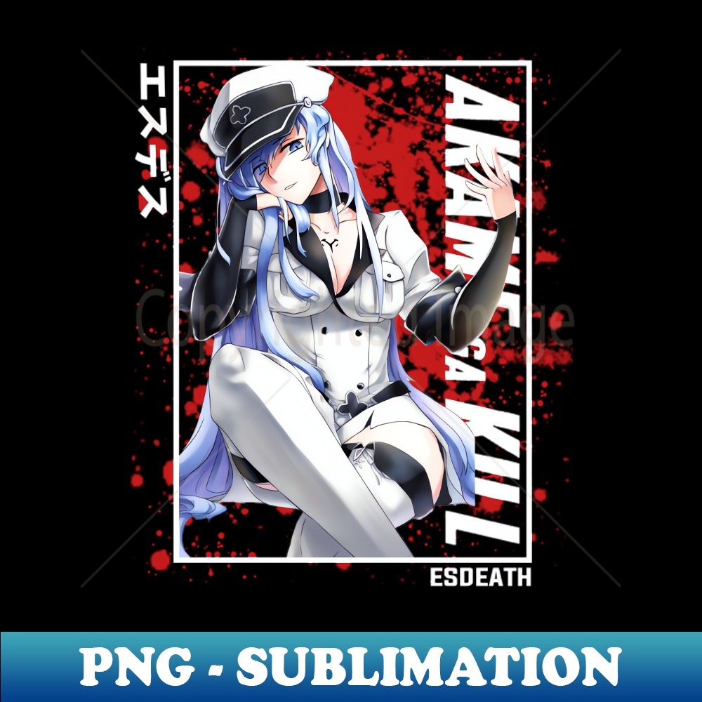 Esdeath - Akame Ga Kill - Aesthetic Sublimation Digital File | Inspire ...