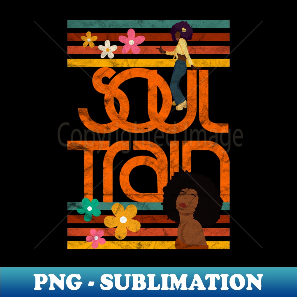 Soul Train Disco Dancing 70s Afro Style Flowers Version - Sp | Inspire ...