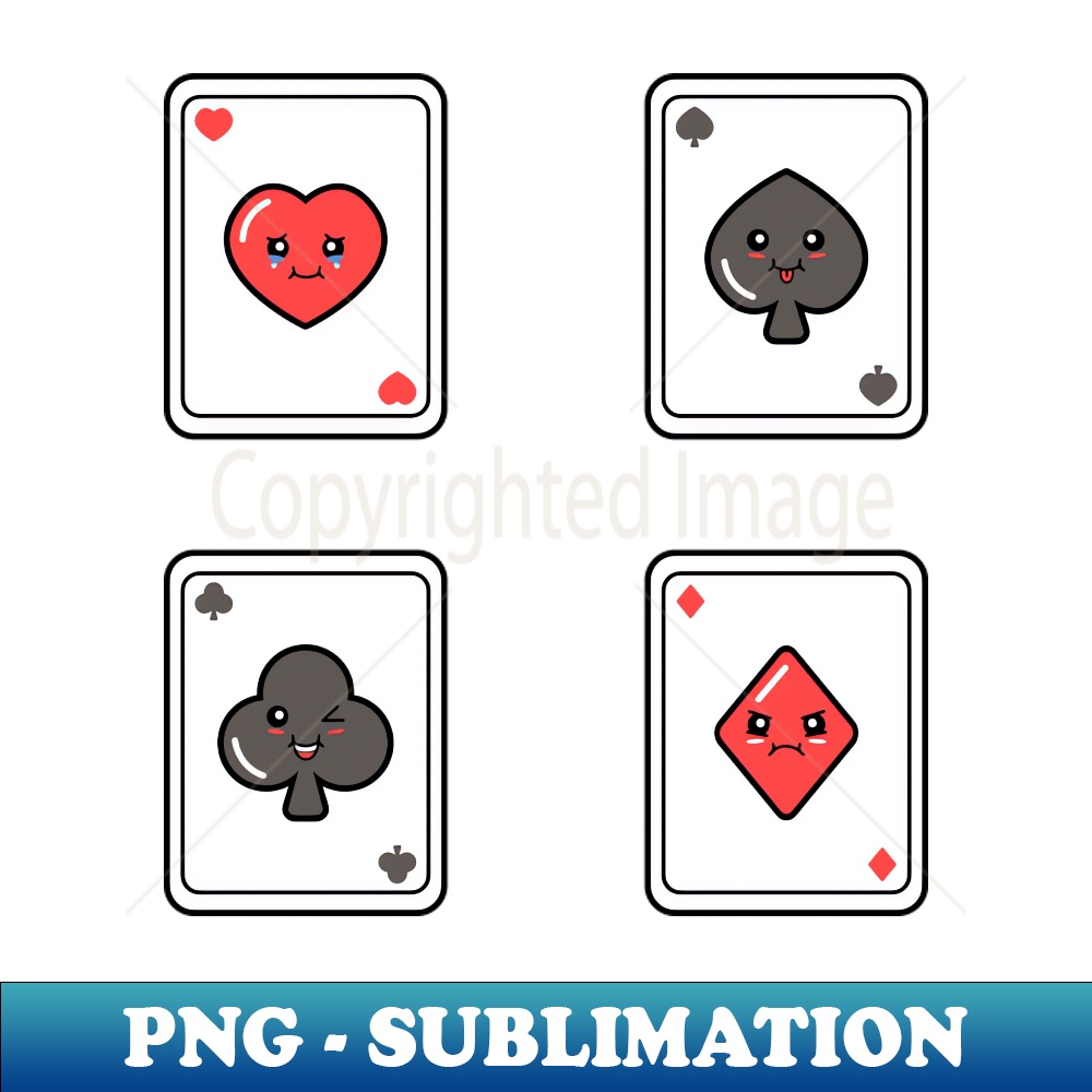 Set Card Game Character - Stylish Sublimation Digital Downlo | Inspire ...