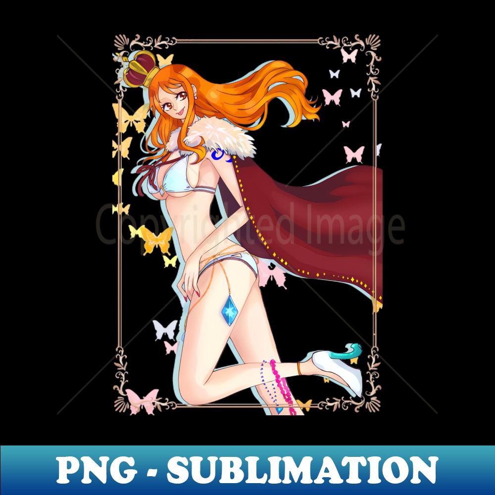 Nami One Piece Fashion - Signature Sublimation PNG File - Cr | Inspire Uplift