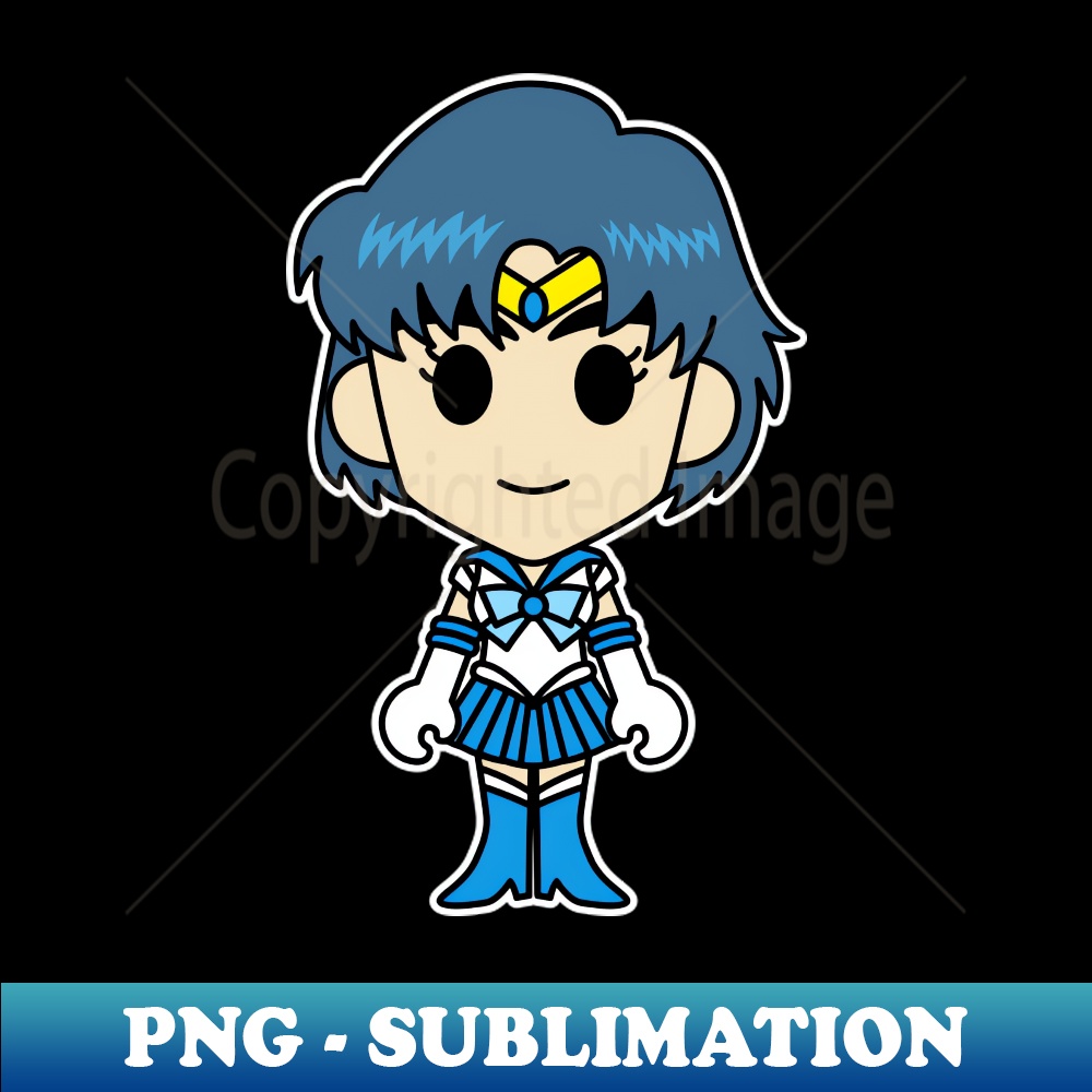 Sailor Mercury - Modern Sublimation PNG File - Stunning Subl - Inspire ...