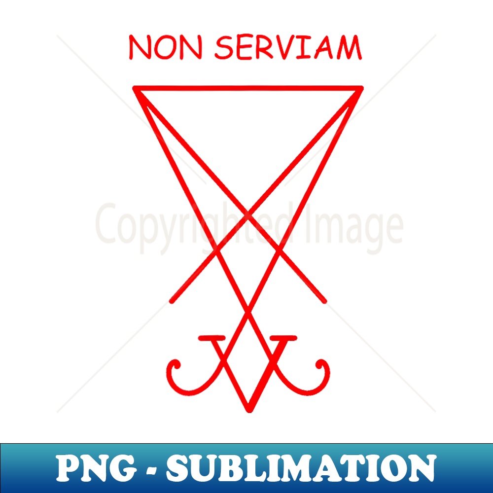 Non Serviam Lucifer symbol - Satanic 666 occult Luciferian - - Inspire ...
