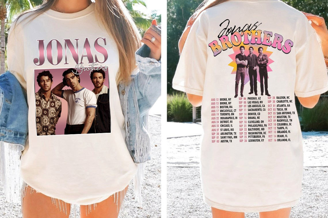 Jonas Brothers Vintage Tee, Jonas Brothers Tour Shirt, Conce | Inspire ...