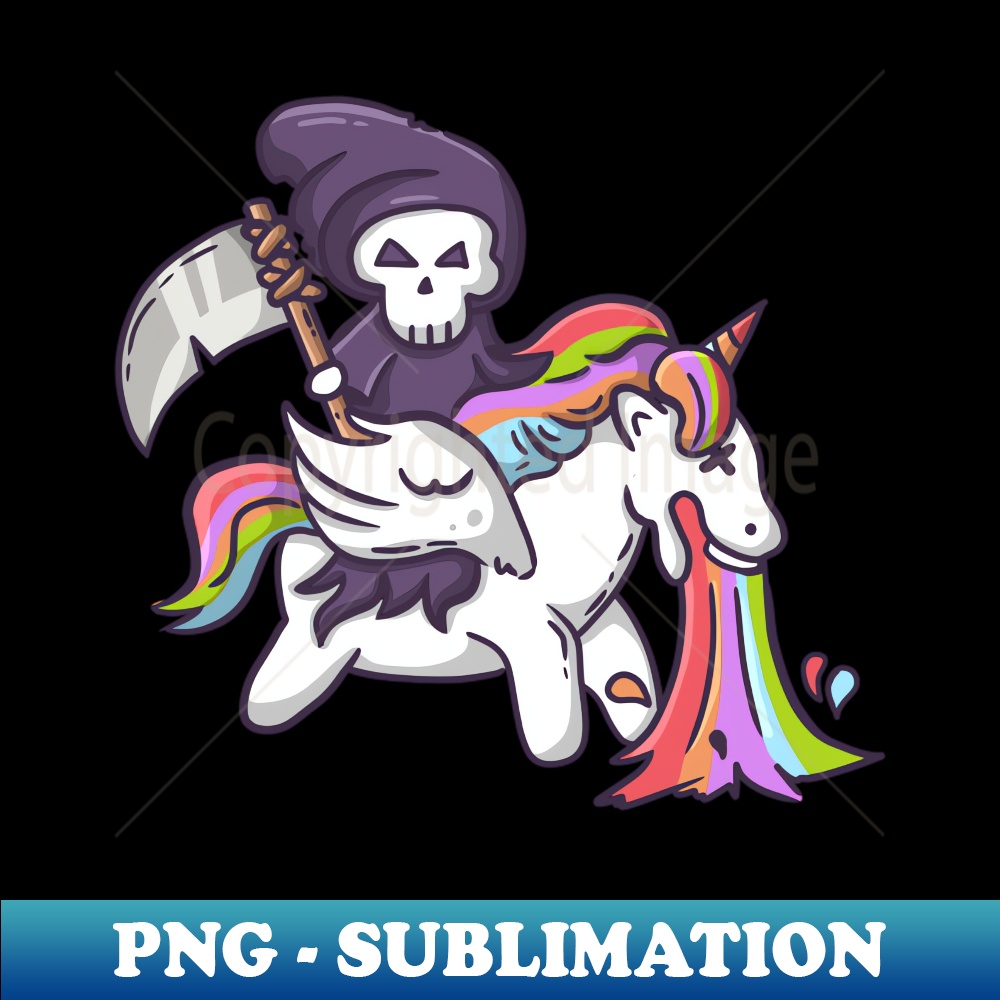 Rainbows End - The Grim Reaper Rides a Dead Inside Unicorn - | Inspire ...