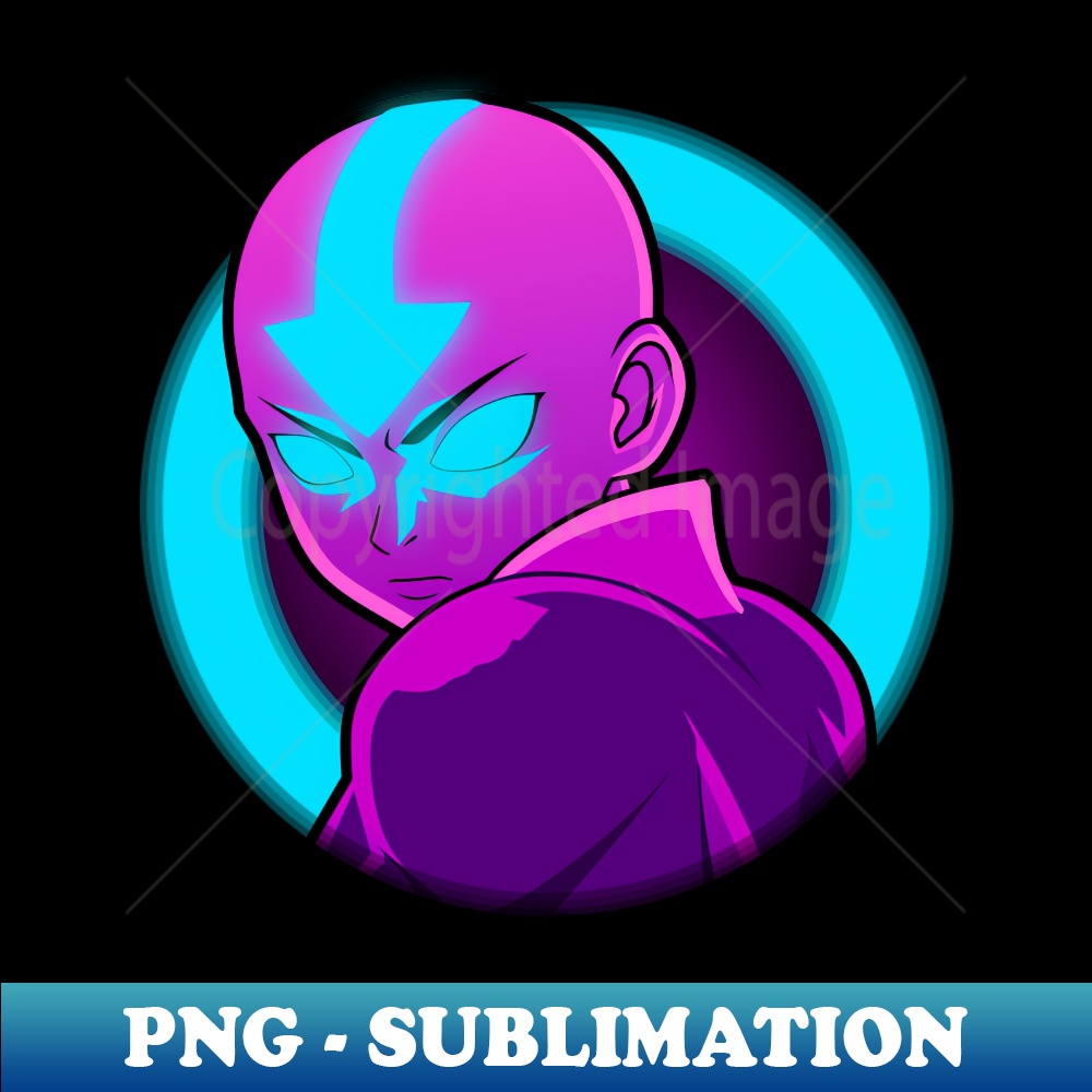 Aang Neon - Signature Sublimation PNG File - Spice Up Your S | Inspire ...