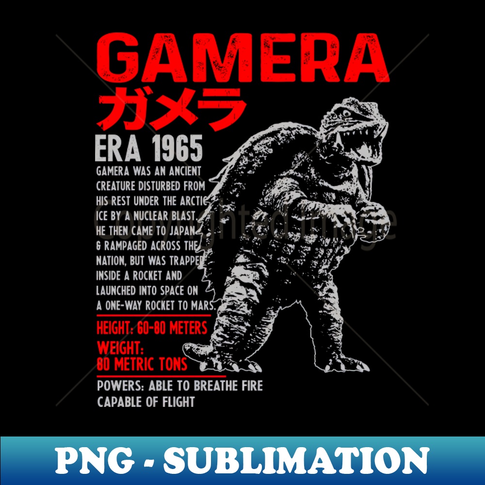 GAMERA ORIGIN - Instant Sublimation Digital Download - Perfe | Inspire ...