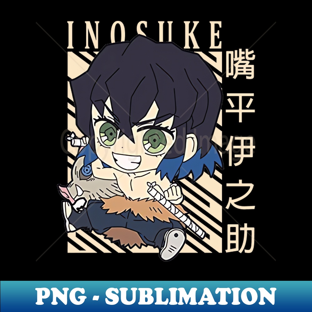 Inosuke Hashibira - Demon Slayer - PNG Transparent Sublimati | Inspire ...