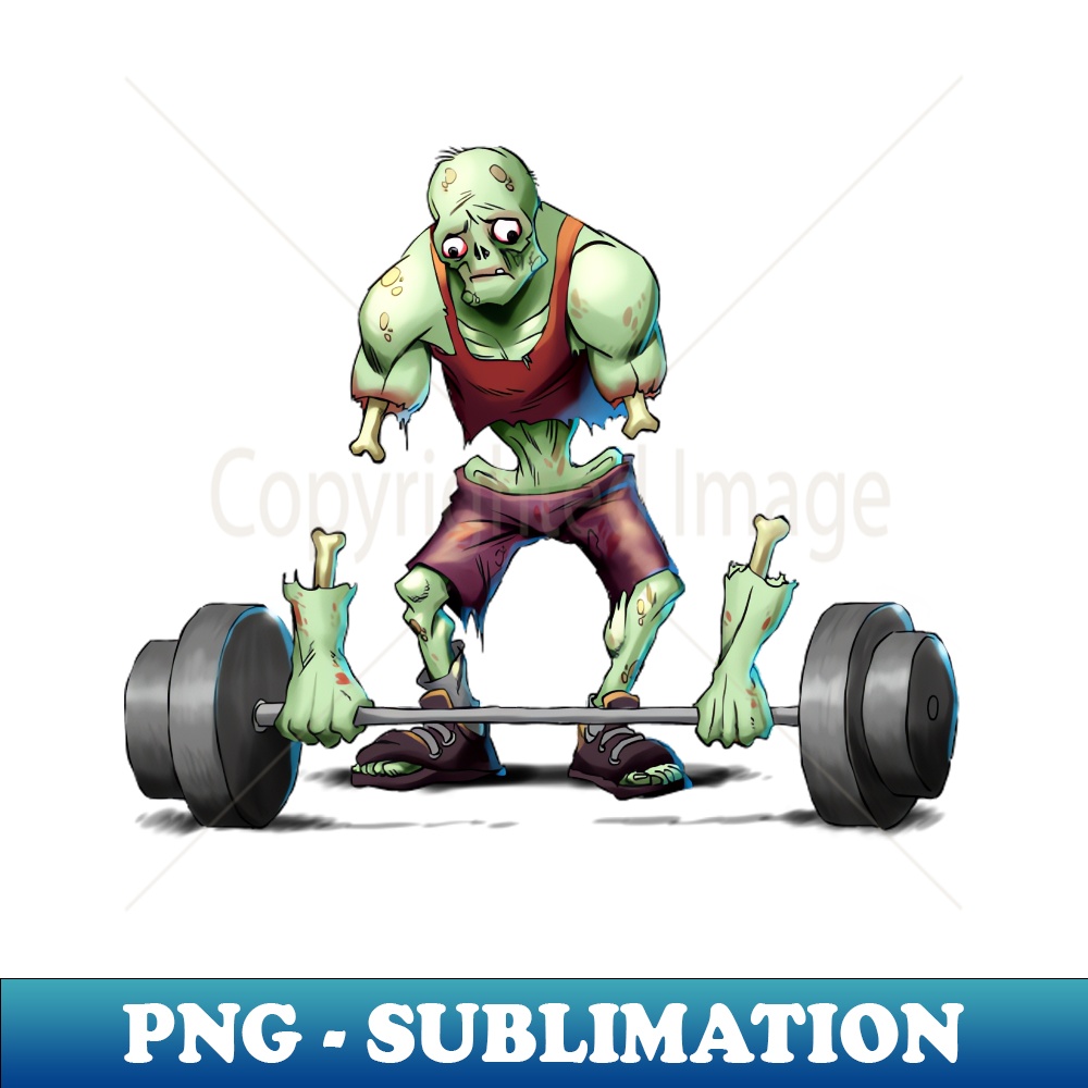 Gym Zombie - Vintage Sublimation PNG Download - Unlock Vibra | Inspire ...