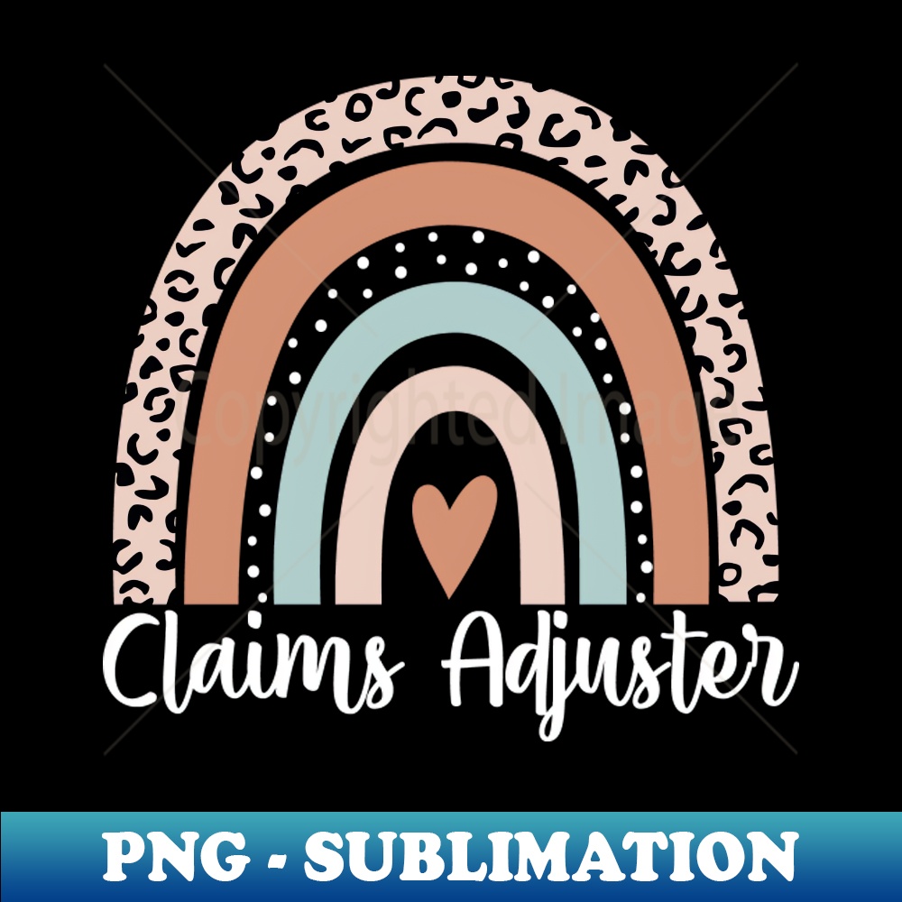 Claims Adjuster Rainbow Leopard Funny Claims Adjuster Apprec | Inspire ...
