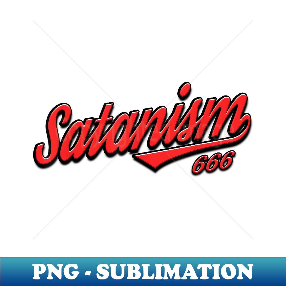 Church of Satan Retro Satanism 666 Satanic - Exclusive Subli - Inspire ...