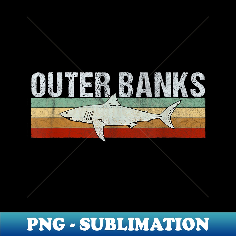 Outer Banks NC Shark T North Carolina OBX Vintage - High-Qua | Inspire ...
