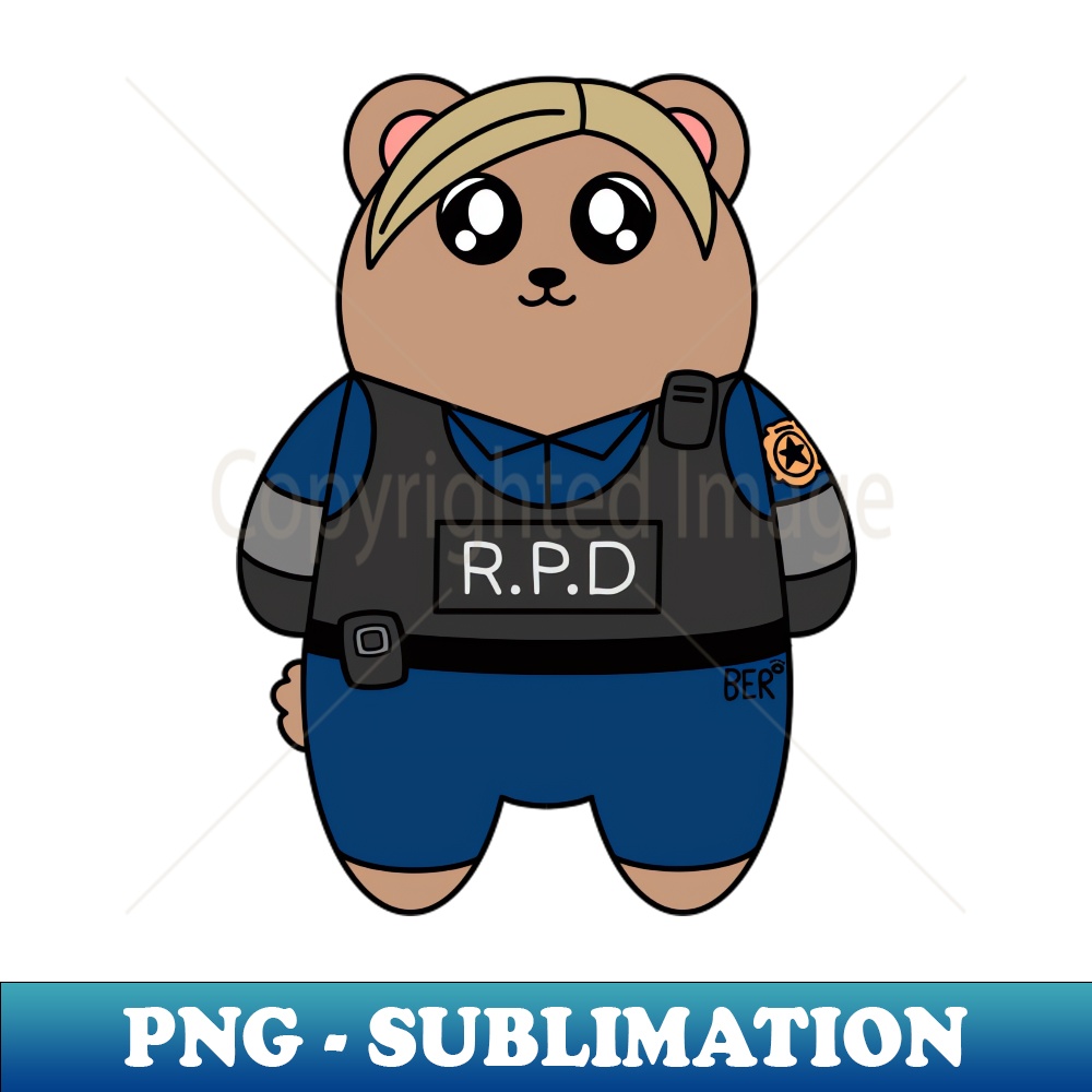 Leon S Kennedy Bear - High-Resolution PNG Sublimation File - - Inspire ...