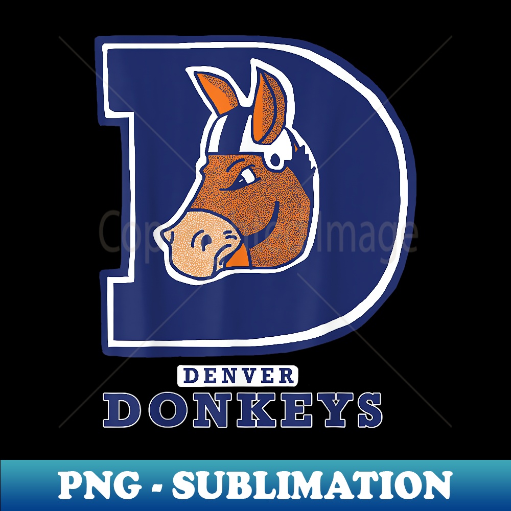 Denver's-Donkeys - Instant Sublimation Digital Download - De | Inspire ...