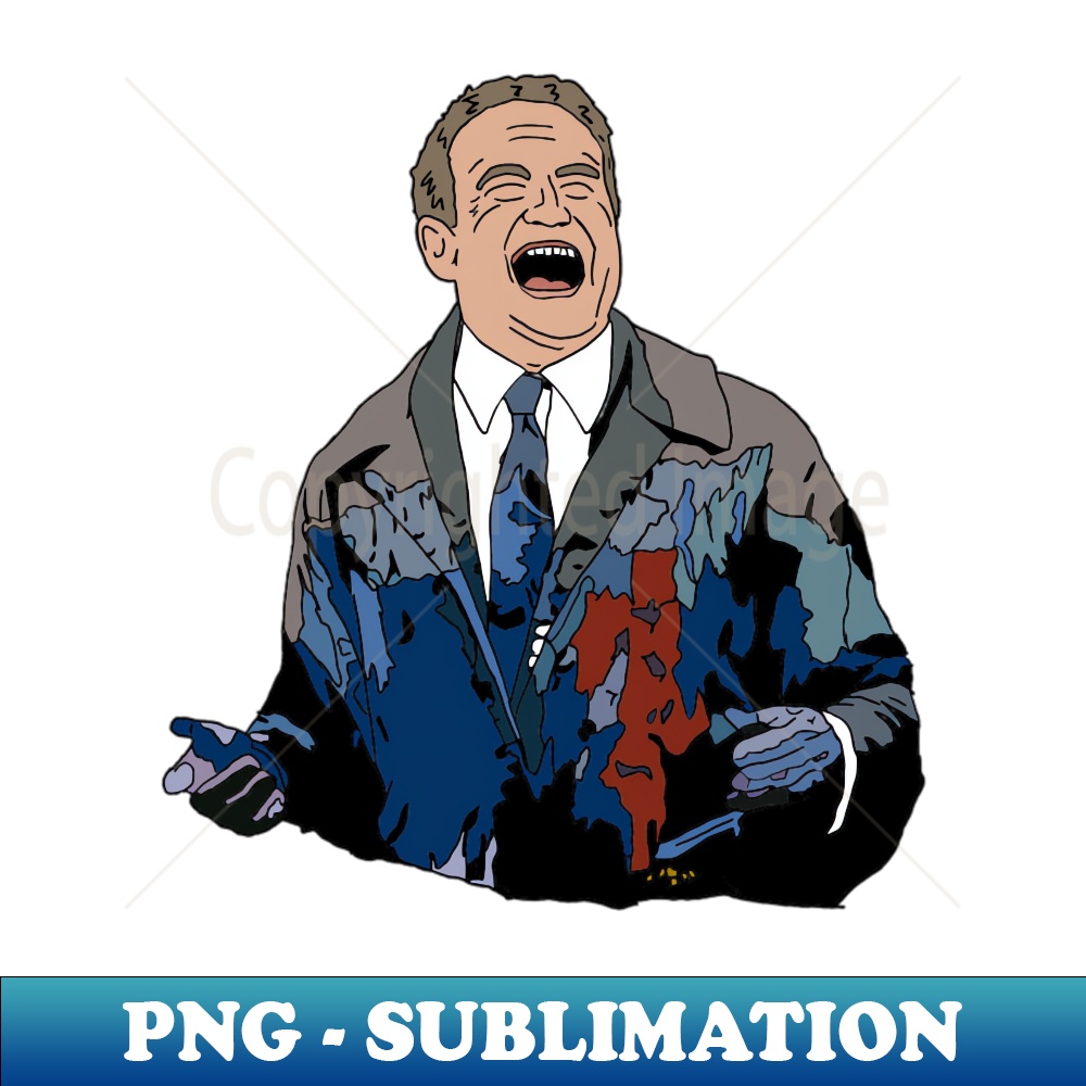 Robin Williams - PNG Transparent Sublimation Design - Stunni - Inspire Uplift
