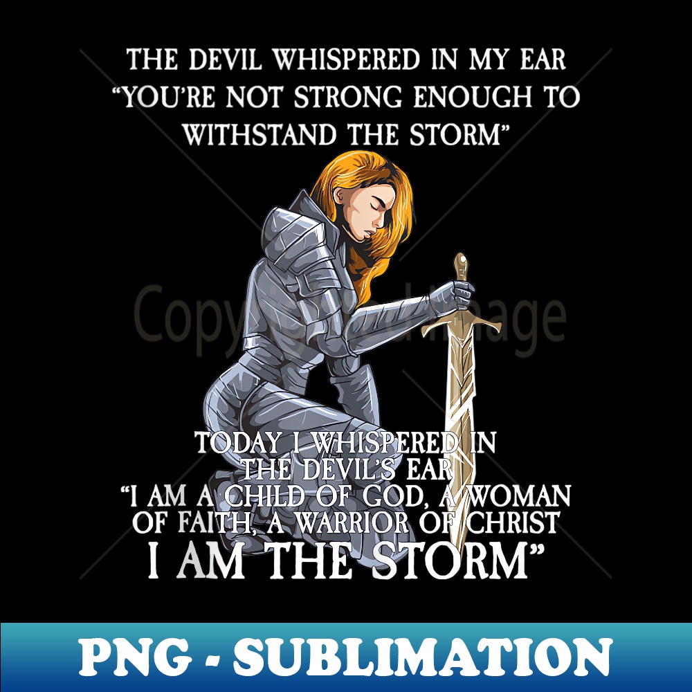 The Devil Whispered In My Ear - PNG Sublimation Digital Down | Inspire ...