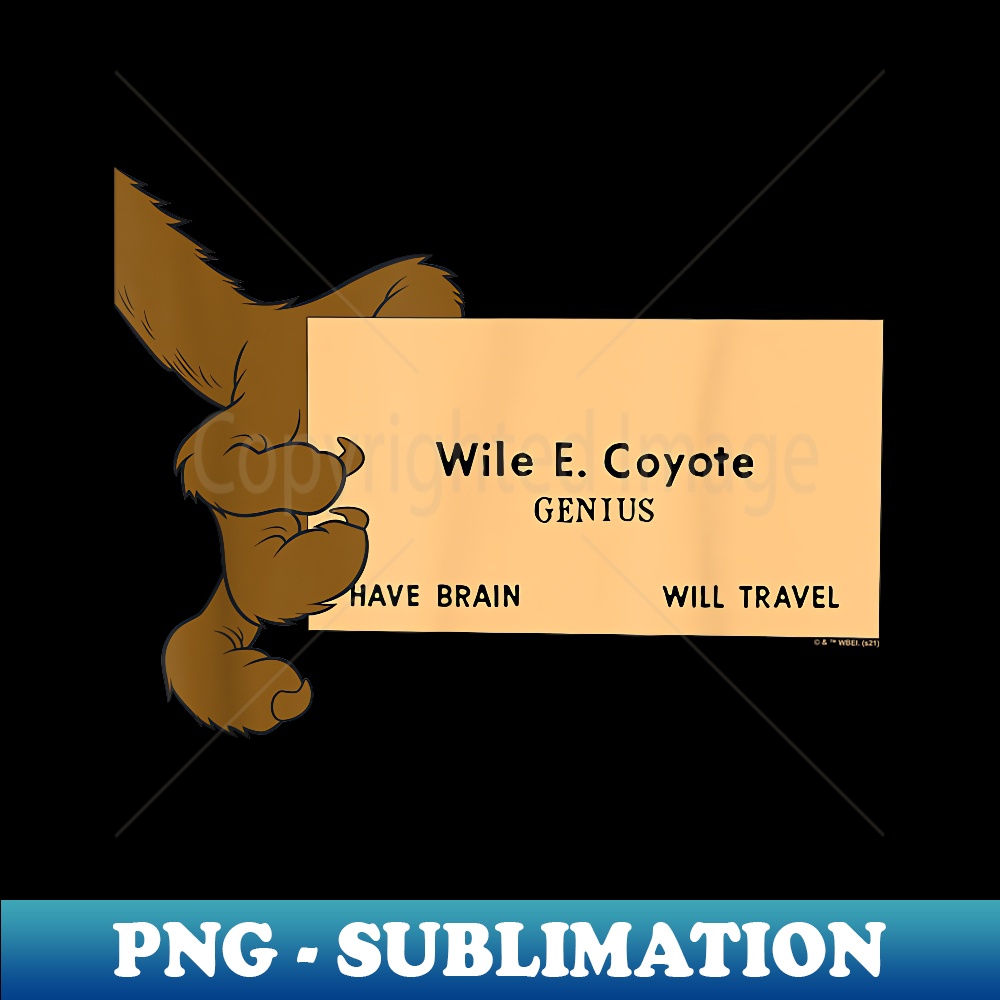 Looney Tunes Wile E. Coyote Genius - PNG Transparent Sublima | Inspire ...