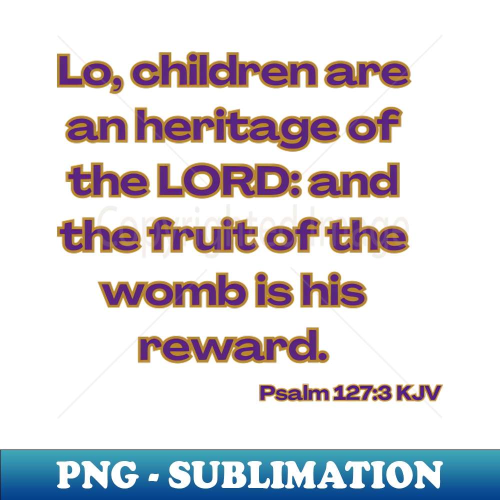 Bible Verse Scripture Psalm 1273 KJV Quote - Sublimation-Rea | Inspire ...
