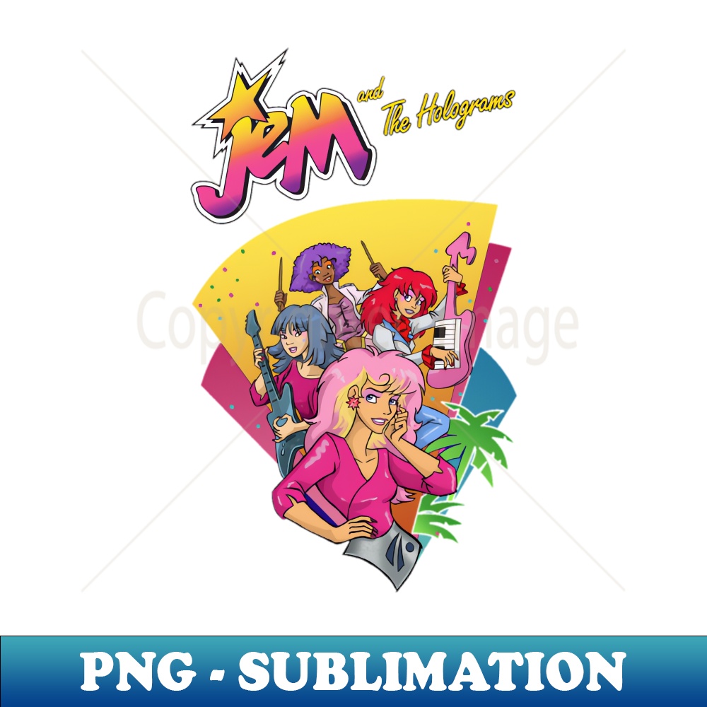 jem and the holograms - Stylish Sublimation Digital Download | Inspire ...