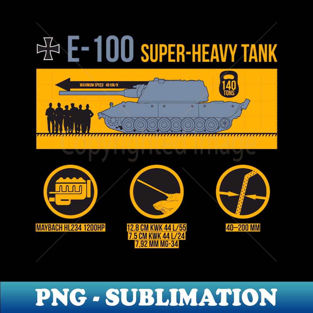 Infographic German super-heavy tank E-100 - Sublimation-Read | Inspire ...